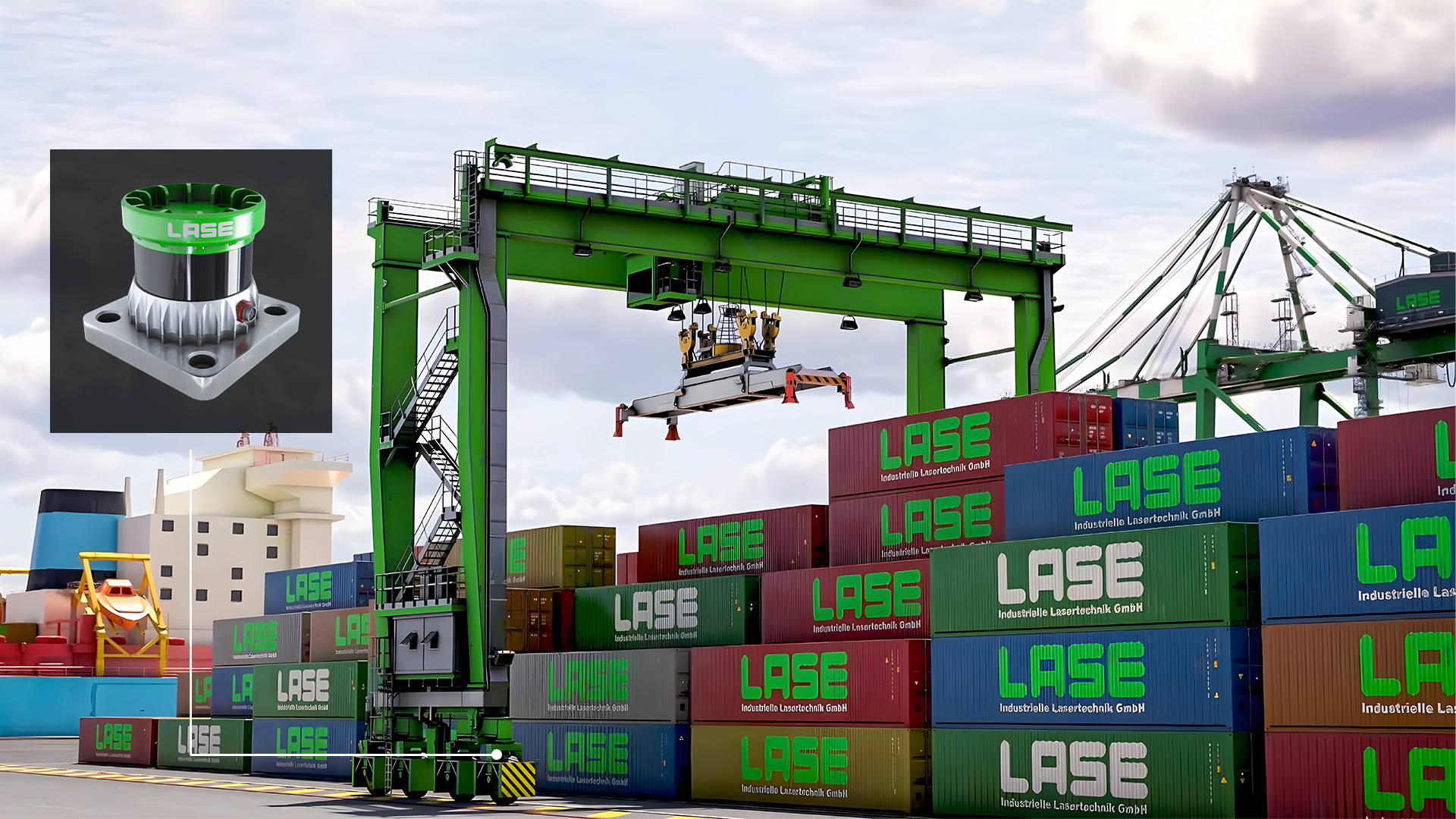 9x YC-MF-1 for a Chinese crane manufacturer for a project in Brazil - LASE